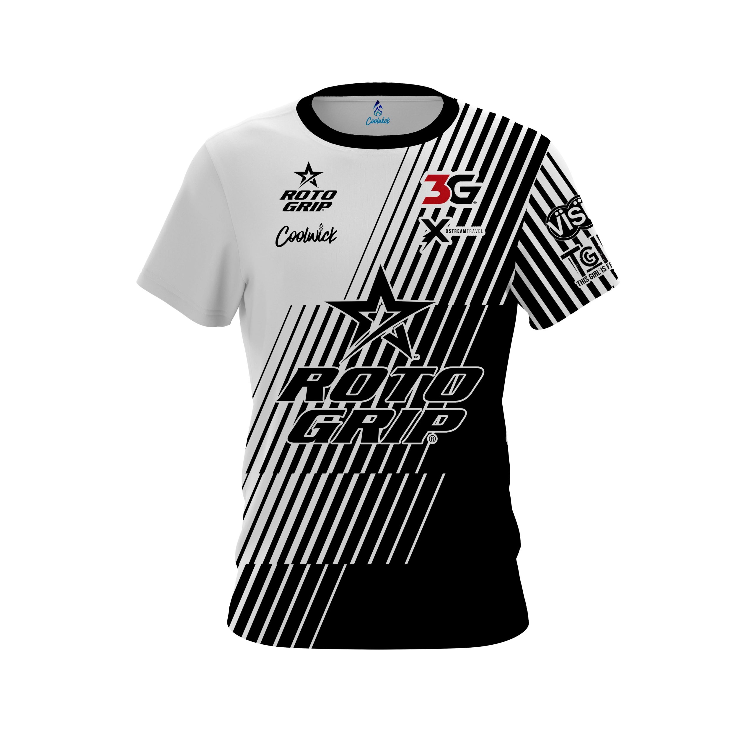 Stefanie Johnson Roto Grip Split Personality CoolWick Bowling Jersey ...